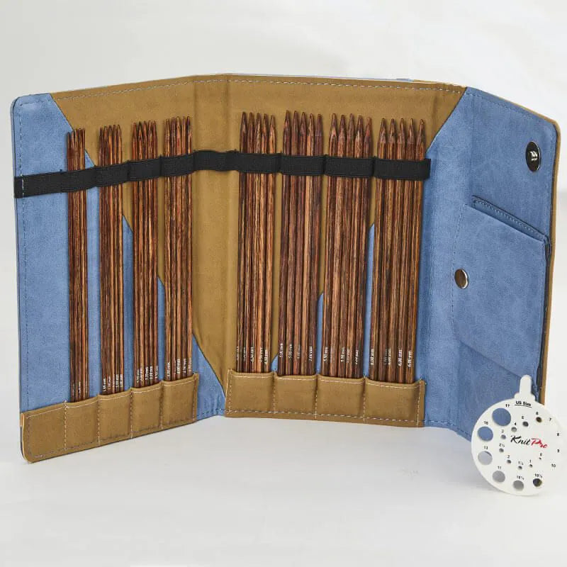 KnitPro Ginger Midi 20cm (8") Double Pointed Needle Set – The Needle Store