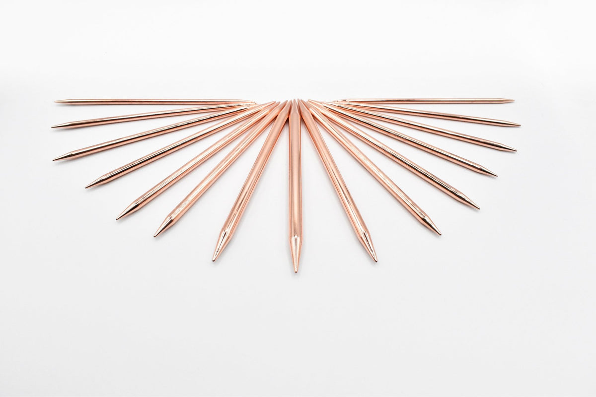 LYKKE Cypra 20cm (8”) Copper Double Pointed Knitting Needles – The ...