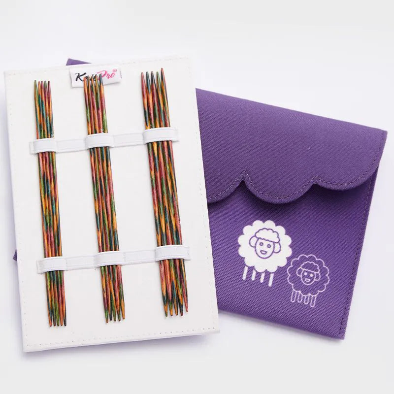 KnitPro Symfonie 15cm (6") Double Pointed Needle Set – The Needle Store